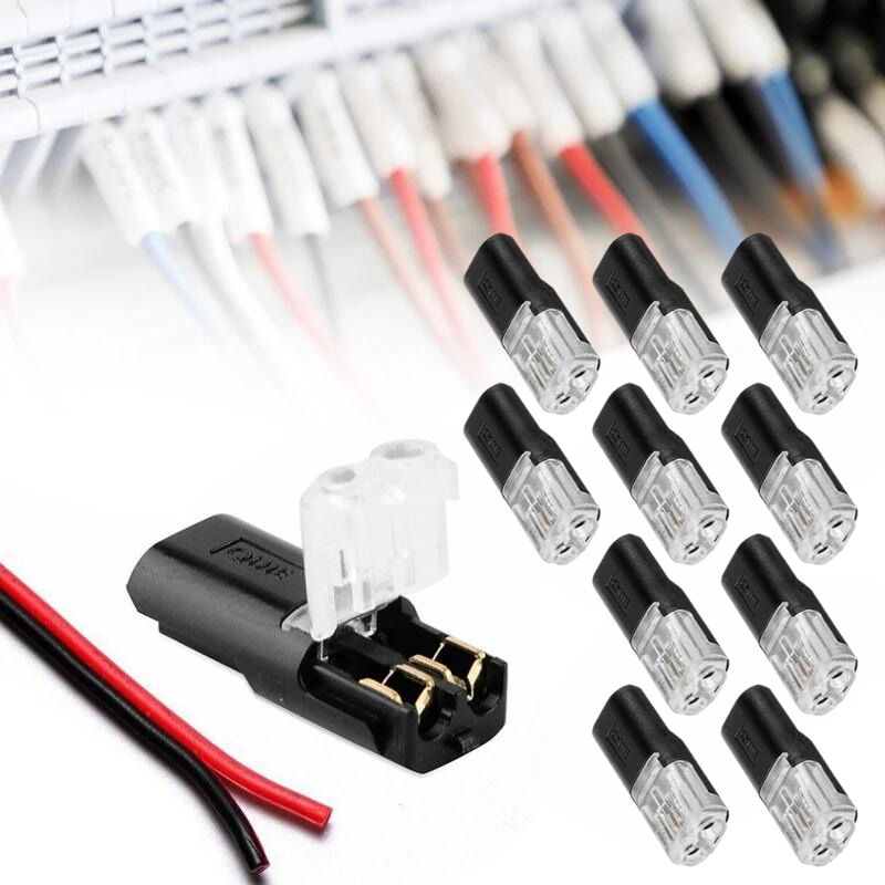 Set 10 conectori rapizi pentru cabluri electrice – amva.ro