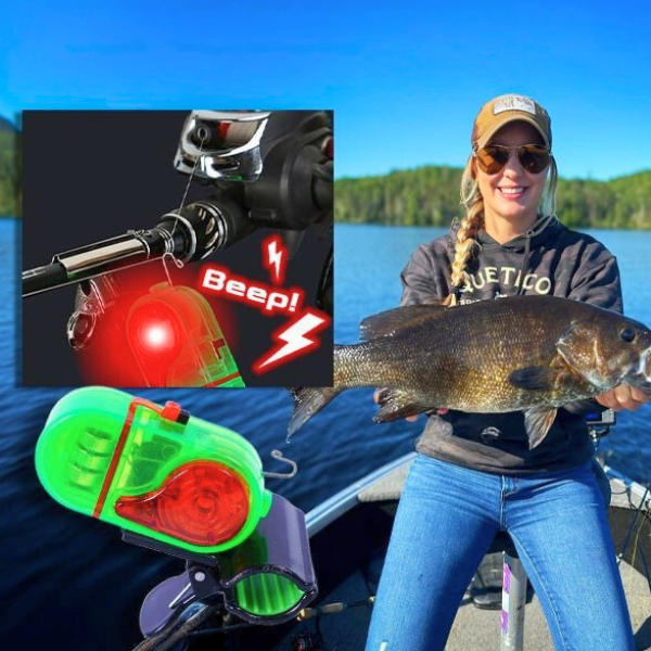 Alarma electronica cu LED pentru pescuit (set 2 buc) – amva.ro